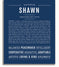 Shawn | Name Art Print – Name Stories