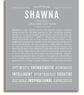 Shawna | Name Art Print – Name Stories