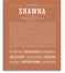 Shawna | Name Art Print – Name Stories