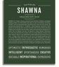 Shawna | Name Art Print – Name Stories