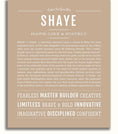 Shaye | Name Art Print – Name Stories