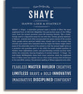 Shaye | Name Art Print – Name Stories