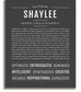 Shaylee | Name Art Print – Name Stories