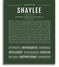 Shaylee | Name Art Print – Name Stories