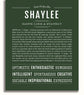 Shaylee | Name Art Print – Name Stories