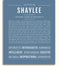 Shaylee | Name Art Print – Name Stories