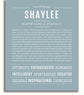 Shaylee | Name Art Print – Name Stories