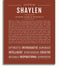 Shaylen Personalized Name Meaning Art Prints – Name Stories