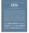 Shea (female) | Name Art Print – Name Stories