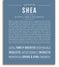 Shea (female) | Name Art Print – Name Stories
