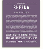 Sheena | Name Art Print – Name Stories