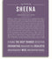 Sheena | Name Art Print – Name Stories
