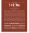 Sheena | Name Art Print – Name Stories