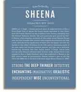Sheena | Name Art Print – Name Stories