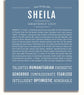 Sheila Personalized Name Meaning Art Prints – Name Stories