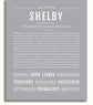 Shelby | Name Art Print – Name Stories