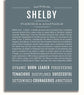 Shelby | Name Art Print – Name Stories