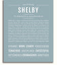 Shelby | Name Art Print – Name Stories