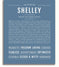 Shelley | Name Art Print – Name Stories