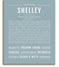 Shelley | Name Art Print – Name Stories