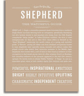 Shepherd Personalized Name Meaning Art Prints – Name Stories