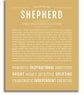 Shepherd Personalized Name Meaning Art Prints – Name Stories