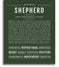 Shepherd Personalized Name Meaning Art Prints – Name Stories