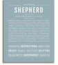 Shepherd | Name Art Print – Name Stories