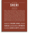 Sheri | Name Art Print – Name Stories