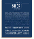 Sheri | Name Art Print – Name Stories
