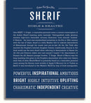 Sherif | Name Art Print – Name Stories