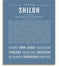 Shiloh Personalized Name Meaning Art Prints – Name Stories