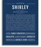 Shirley Personalized Name Meaning Art Prints – Name Stories