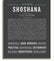 Shoshana | Name Art Print – Name Stories