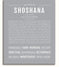 Shoshana Personalized Name Meaning Art Prints – Name Stories