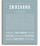 Shoshana Personalized Name Meaning Art Prints – Name Stories