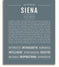 Siena | Name Art Print – Name Stories