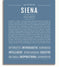 Siena Personalized Name Meaning Art Prints – Name Stories