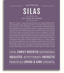 Silas | Name Art Print – Name Stories