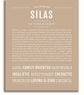 Silas | Name Art Print – Name Stories