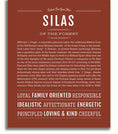 Silas | Name Art Print – Name Stories