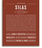 Silas | Name Art Print – Name Stories