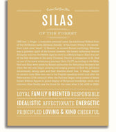 Silas | Name Art Print – Name Stories