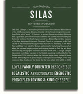 Silas | Name Art Print – Name Stories