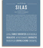 Silas | Name Art Print – Name Stories