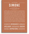 Simone | Name Art Print – Name Stories