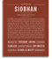 Siobhan | Name Art Print – Name Stories