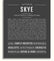 Skye Personalized Name Meaning Art Prints – Name Stories