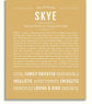 Skye Personalized Name Meaning Art Prints – Name Stories
