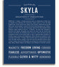 Skyla | Name Art Print – Name Stories